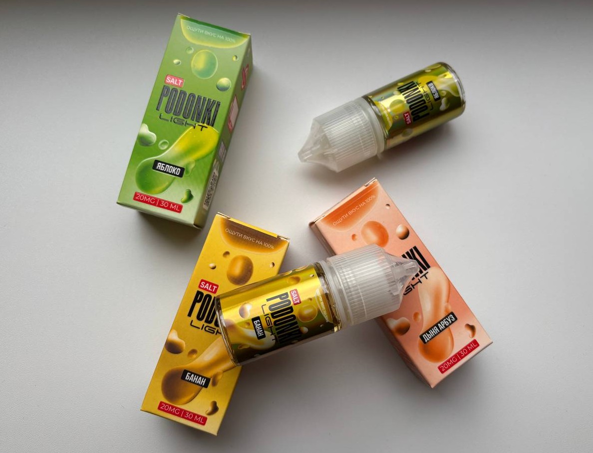 Обзор жидкости для электронных сигарет PODONKI LIGHT